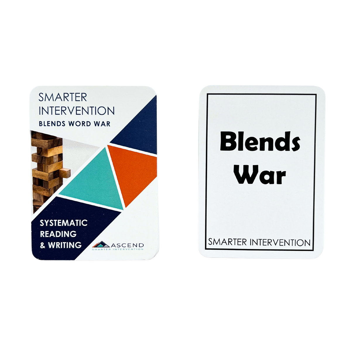 Blends War Card Game – Ascend SMARTER Intervention