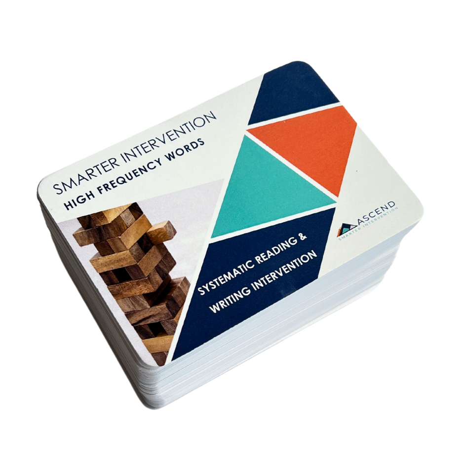 Literacy Card Games & Decks – Ascend SMARTER Intervention