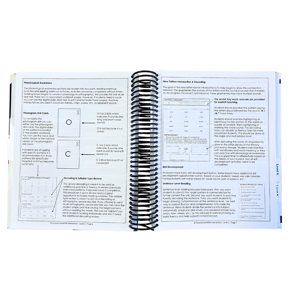 Instructor Manual (Levels F-6) – Ascend SMARTER Intervention