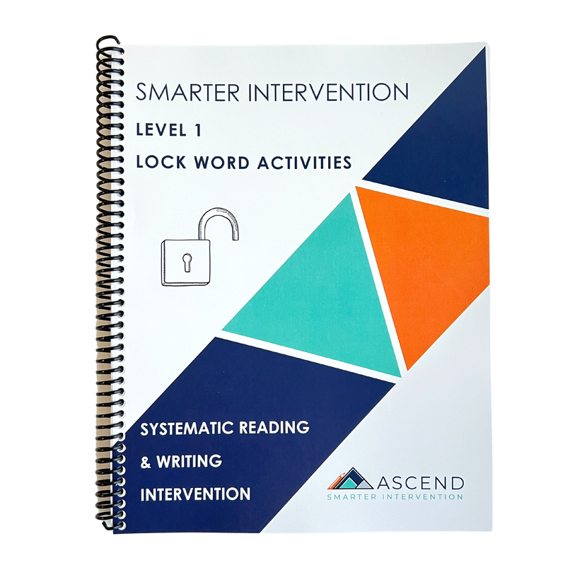 Level 1 Lock Word Activities Workbook – Ascend SMARTER Intervention