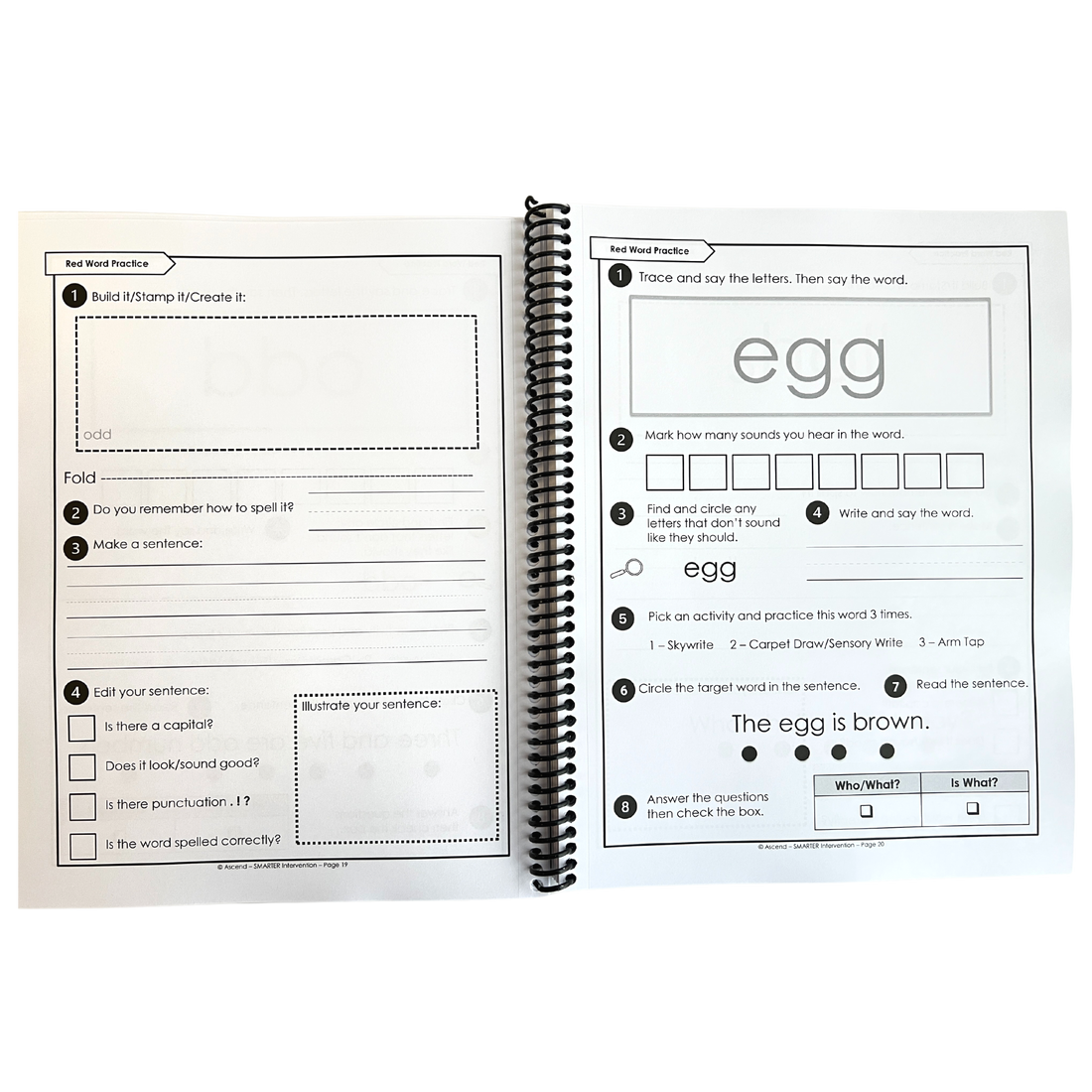 Level 2 Lock Word Activities Workbook – Ascend SMARTER Intervention