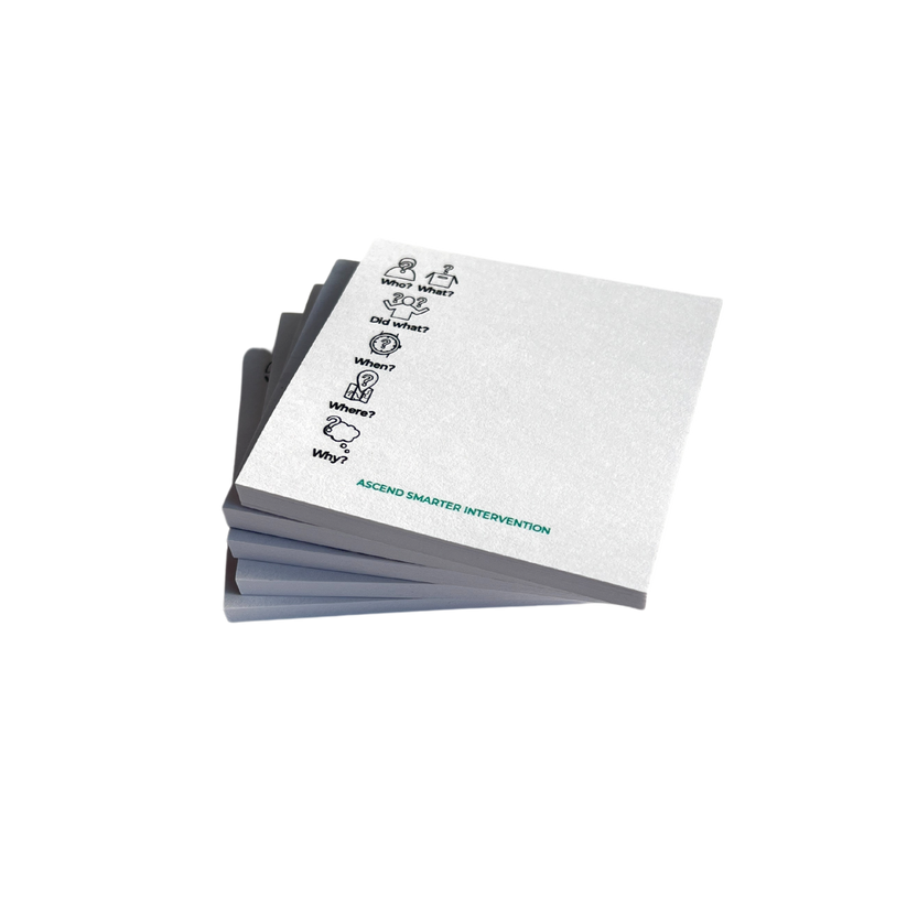 Reading Annotation Sticky Notes (Set of 5 Pads) – Ascend SMARTER ...