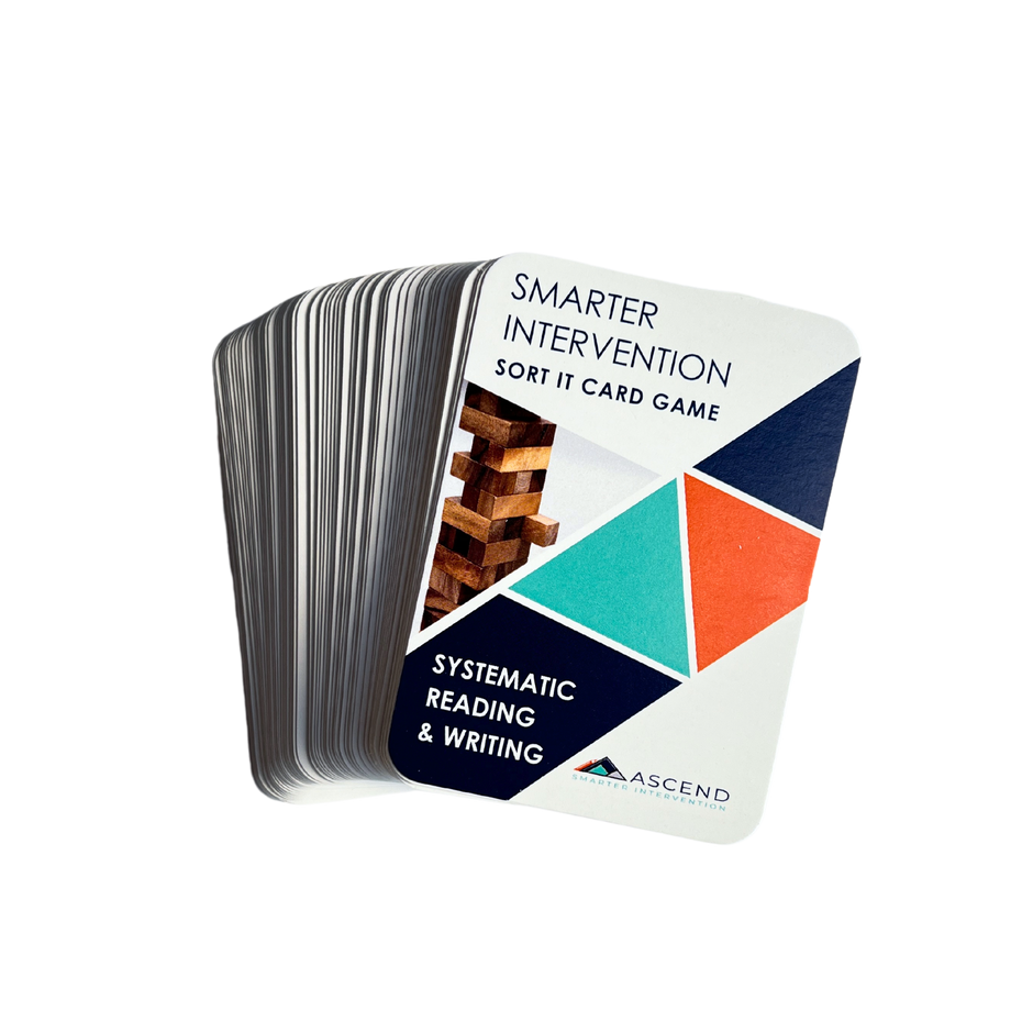 Literacy Card Games & Decks – Ascend SMARTER Intervention