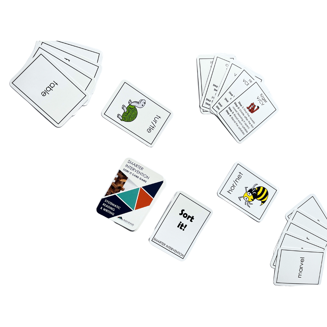 Literacy Card Games & Decks – Ascend SMARTER Intervention