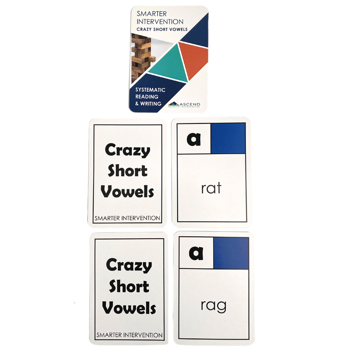 Crazy Short Vowels Game – Ascend SMARTER Intervention