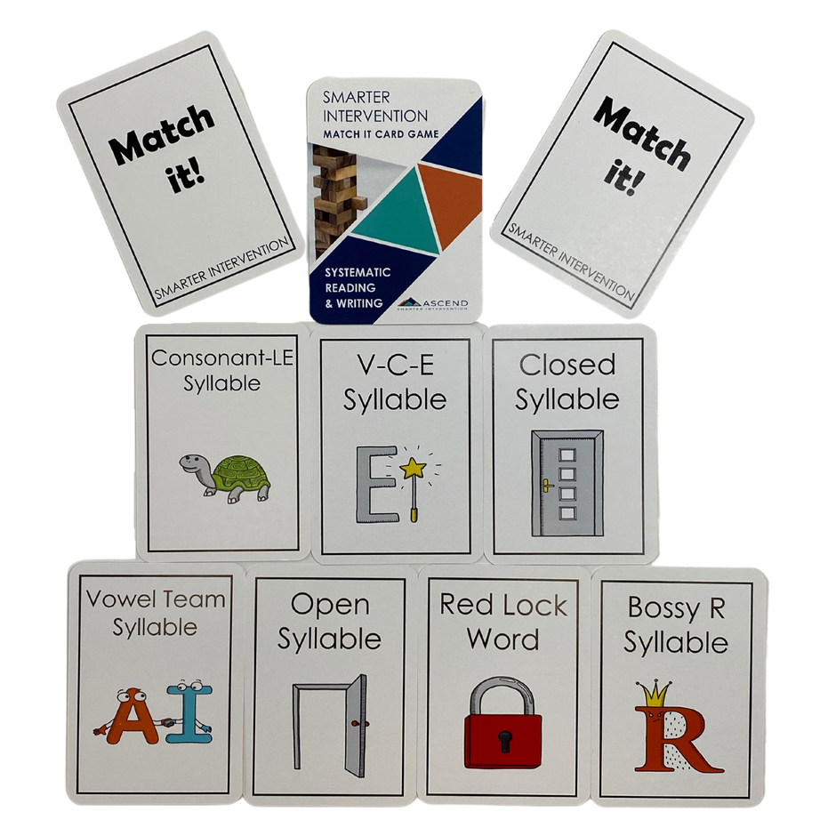 Literacy Card Games & Decks – Ascend SMARTER Intervention