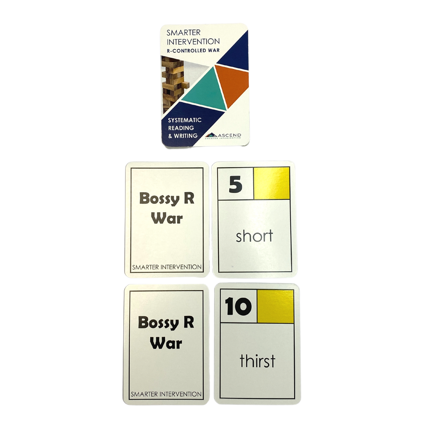 R-Controlled War Card Game – Ascend SMARTER Intervention