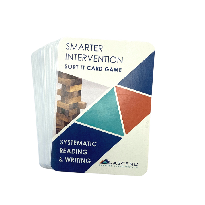 Literacy Card Games & Decks – Ascend SMARTER Intervention