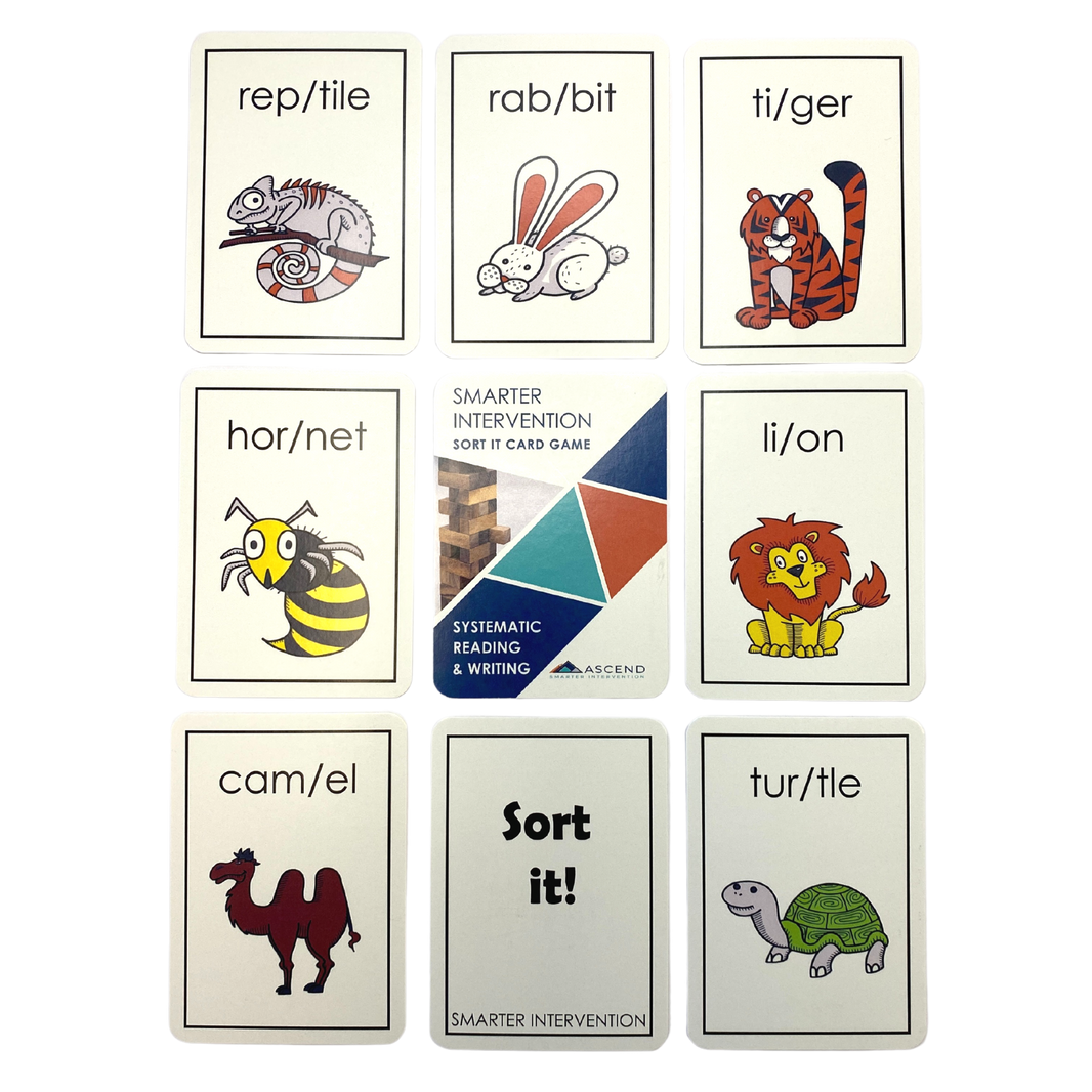 Literacy Card Games & Decks – Ascend SMARTER Intervention