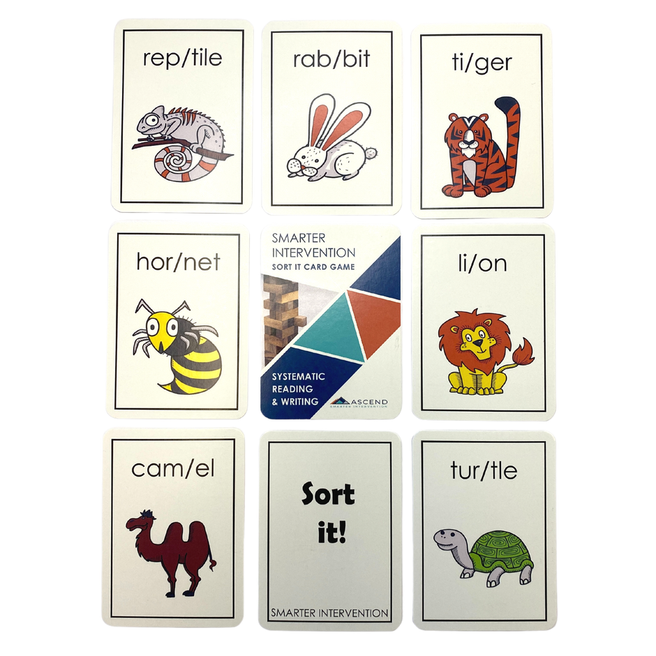 Literacy Card Games & Decks – Ascend SMARTER Intervention